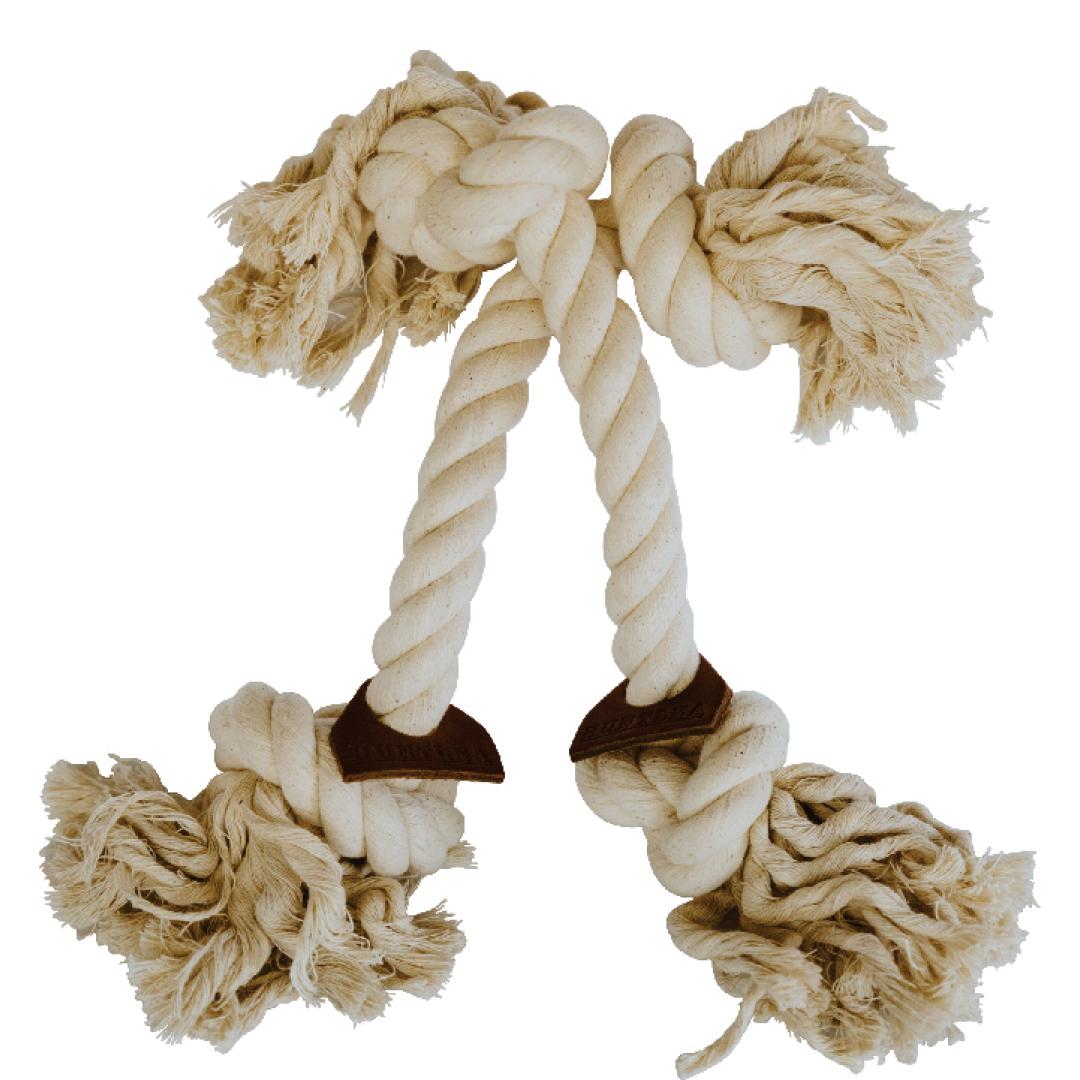 Huntlea Dog Rope Toy 2 Knot – HUNTLEA